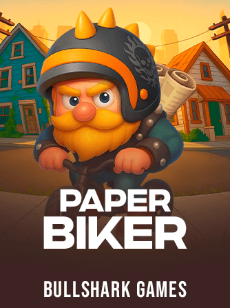 Play Paper Biker Slot by Bullshark Games - Rainbet