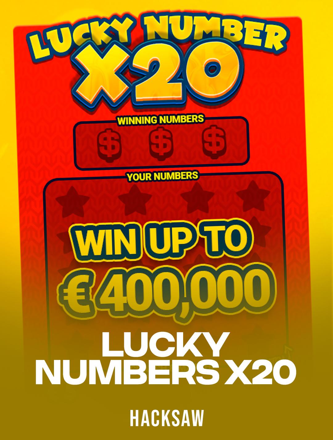 Play Lucky Numbers x20 Slot by Hacksaw - Rainbet