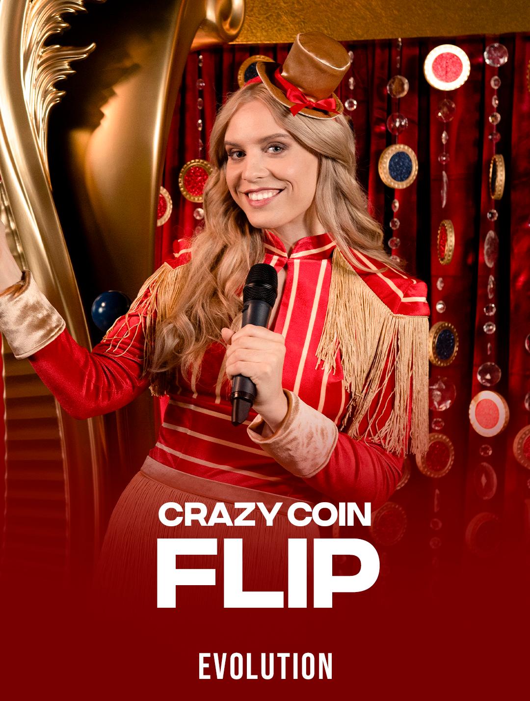 Play Crazy Coin Flip by Evolution - Rainbet