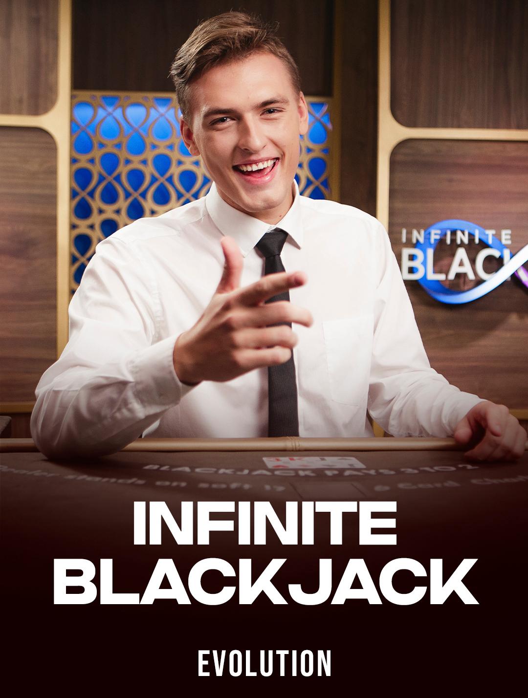 Play Infinite Blackjack by Evolution - Rainbet